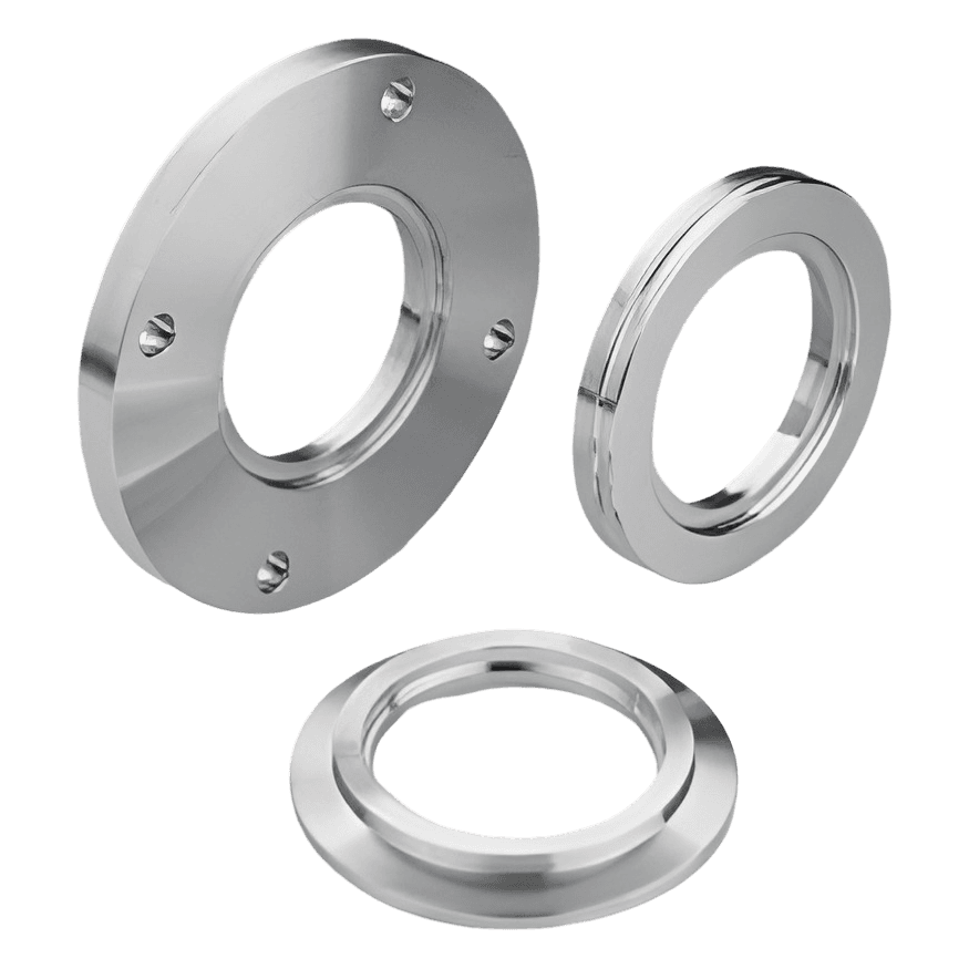 Large-Flange™ ISO LF NW63 Vacuum Flange | MDC Precision Stainless Steel ...