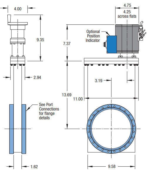 8 Inch Gate Valves – UHV & HV Vacuum Isolation Valves | MDC Precision